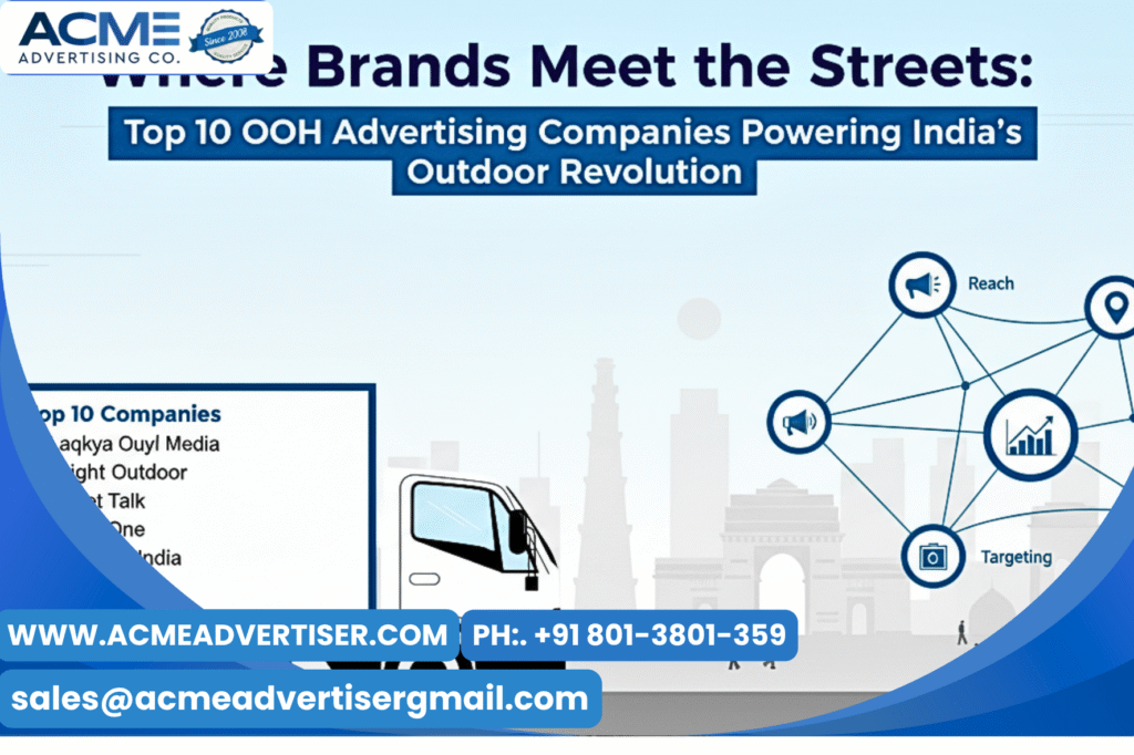 outdoor advertising company in india : Top 10 OOH Companies